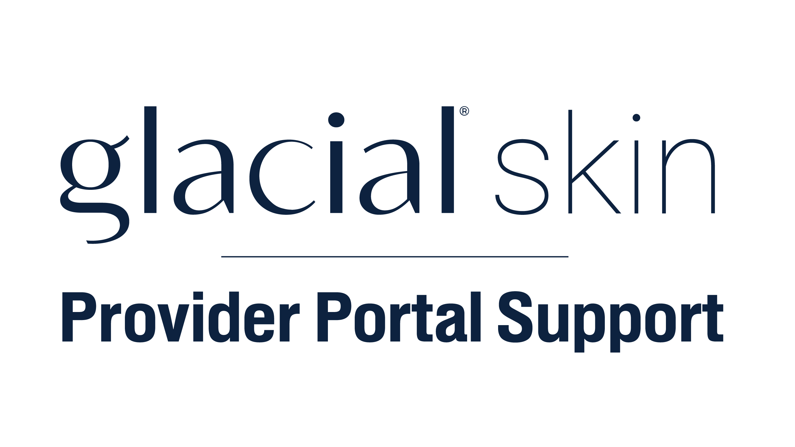 Glacial Skin Provider Portal Support
