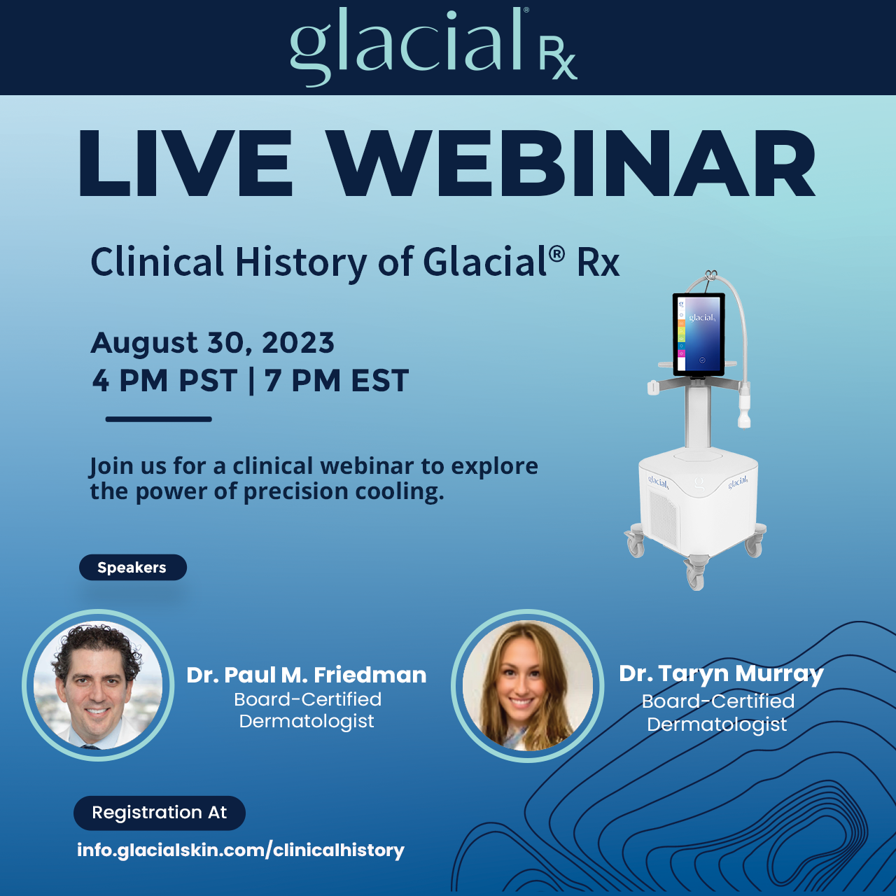 Clinical History of Glacial Rx - now on-demand